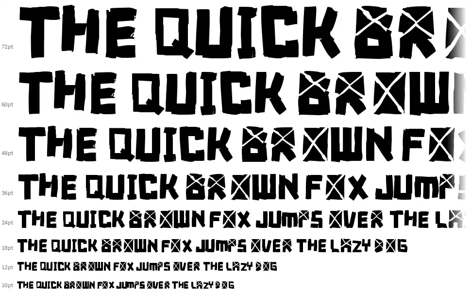 Font Breakdown font by Nele | FontRiver