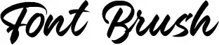 Font Brush font by Debut Studio | FontRiver