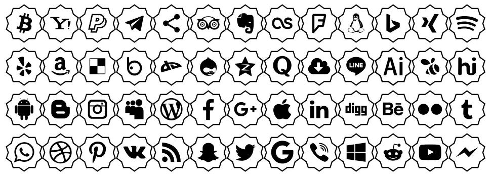 Font Color icon font by elharrak | FontRiver