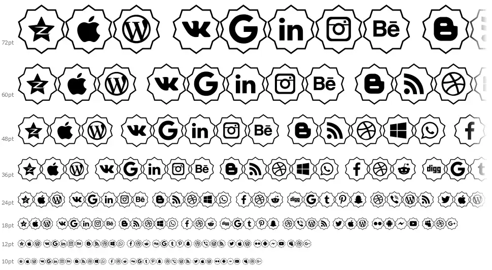 Font Color icon font by elharrak | FontRiver