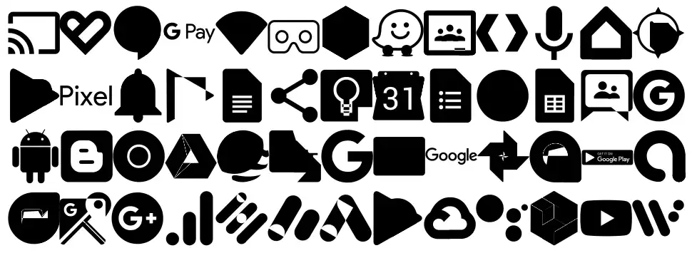 Font Google Color font by elharrak | FontRiver