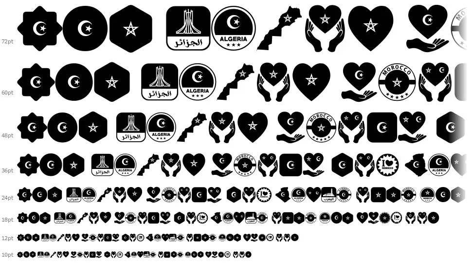 Font Morocco Algeria font by elharrak | FontRiver
