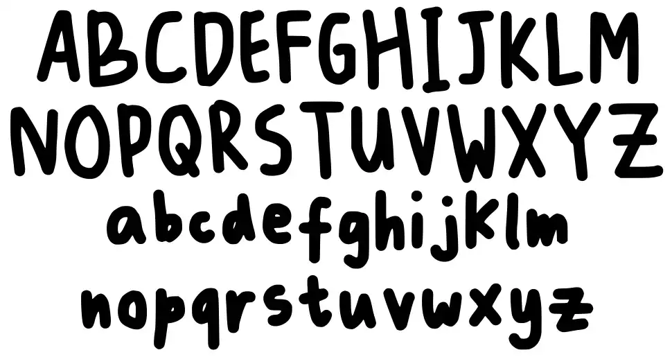 Scarica il Carattere Fontnya Chelsea disegnato da byChelsea