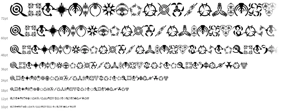 Fonts Vector Ancient Symbol font by vector.id | FontRiver