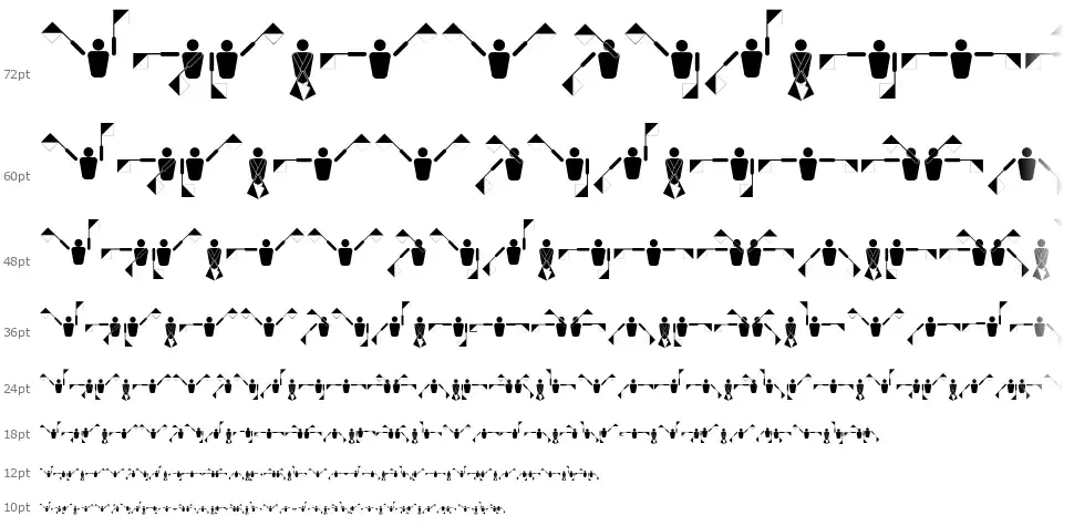 Fonts Vector Semaphore Flag font by vector.id | FontRiver