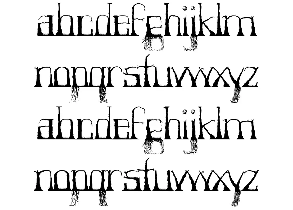 Forestry font by Josiah Werning | FontRiver