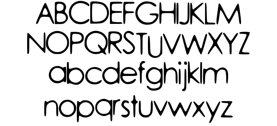Forgotten font by Natascha Lotze | FontRiver