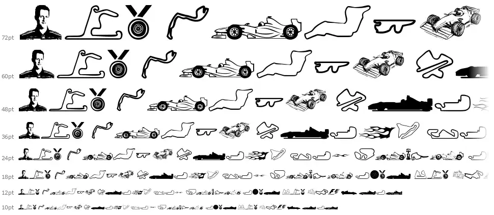 Formula 1 font by Woodcutter | FontRiver