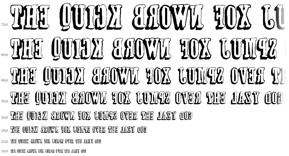 Forwards Backwards font by Xerographer Fonts | FontRiver