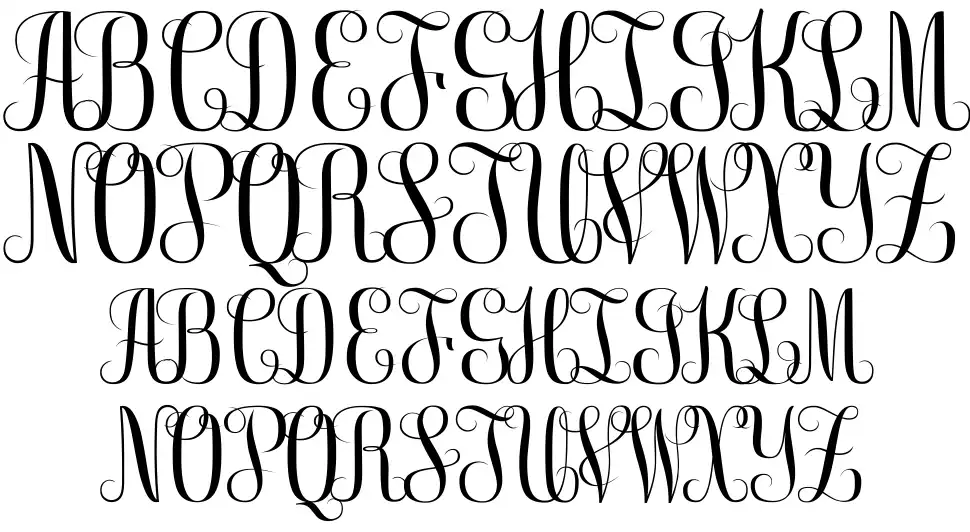 Interlocking Monogram Fonts