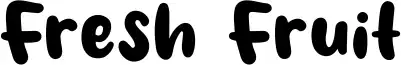 Free Fruit Fonts