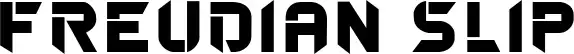 Freudian Slip font by Vladimir Nikolic | FontRiver