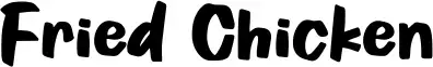 Fried Chicken font by Khurasan | FontRiver