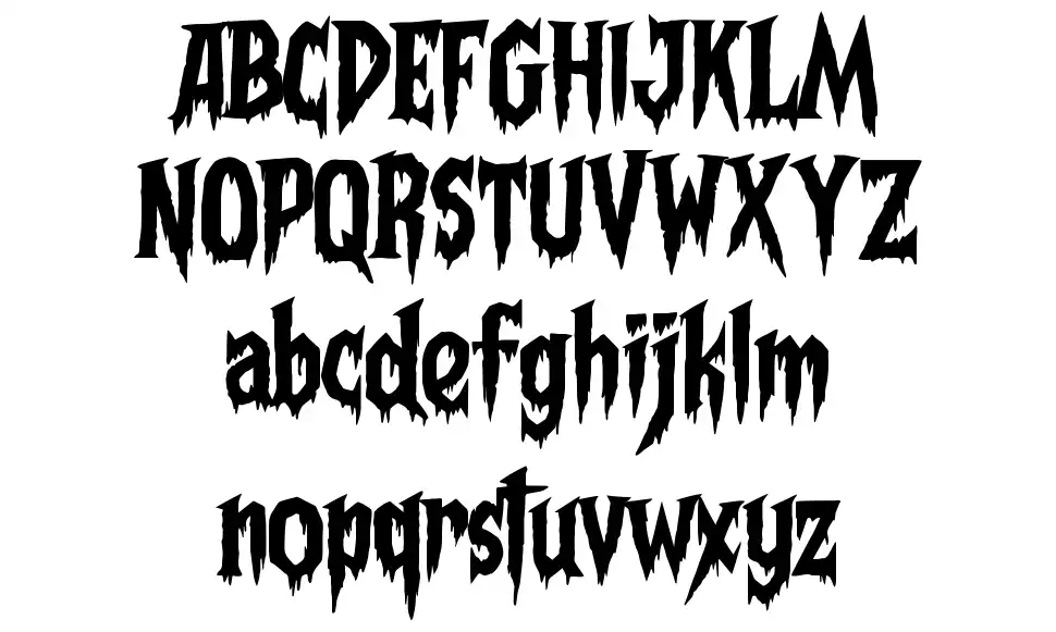 Frightmare font by Rvst | FontRiver