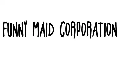 Funny Maid Corporation font by Woodcutter | FontRiver