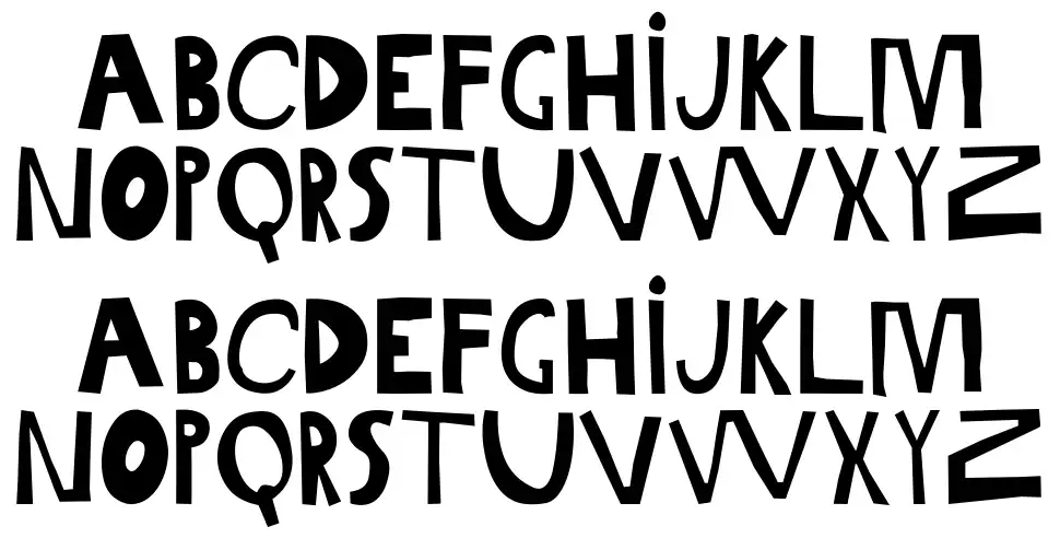 Irregular Urban Font Urbanfontscom