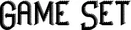 Game Set font by NihStudio | FontRiver