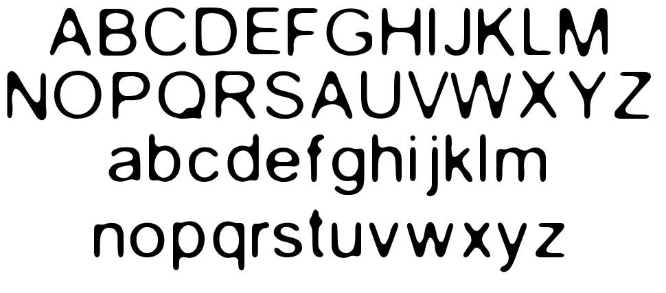 Abstract Gaussian Blur Text