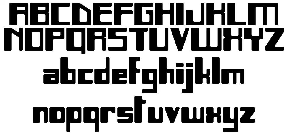 Gaz font by Maxime Bouchéras | FontRiver