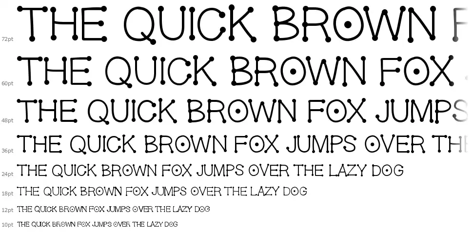 Gel Dotica font by Shara Weber | FontRiver