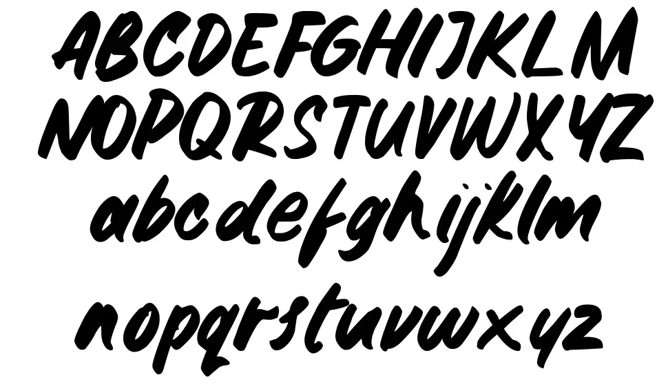 Gemini Brush font by Zansari - FontRiver