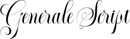 Generale Script font by Alpha Bento | FontRiver