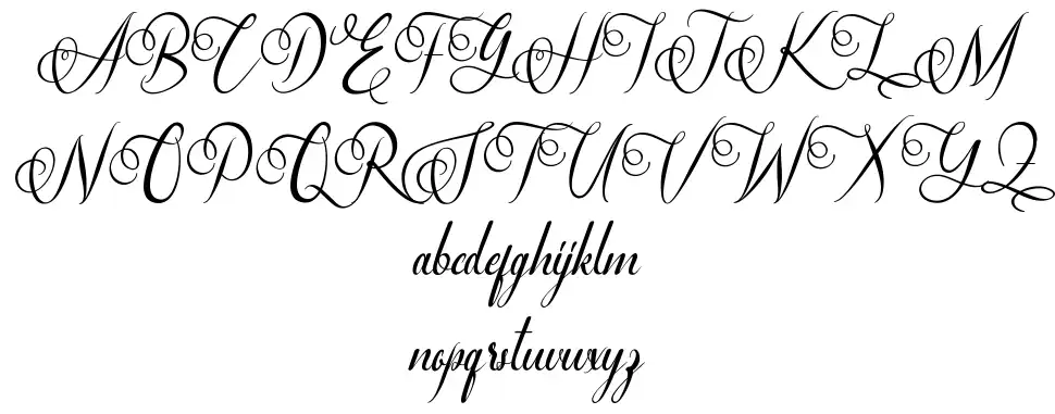 Georgina Stella font by Calligraphy Fonts | FontRiver
