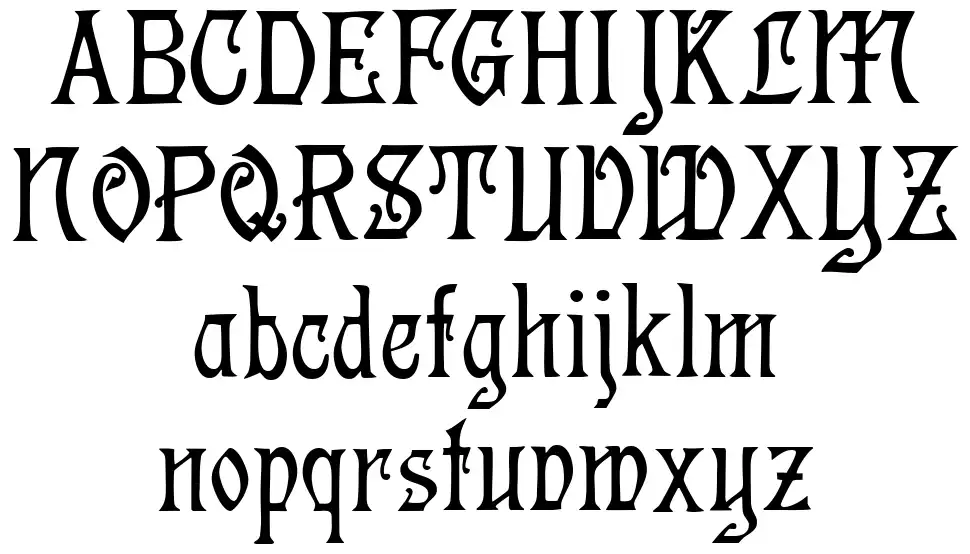 Fuente Germanica diseñada por Peter Wiegel