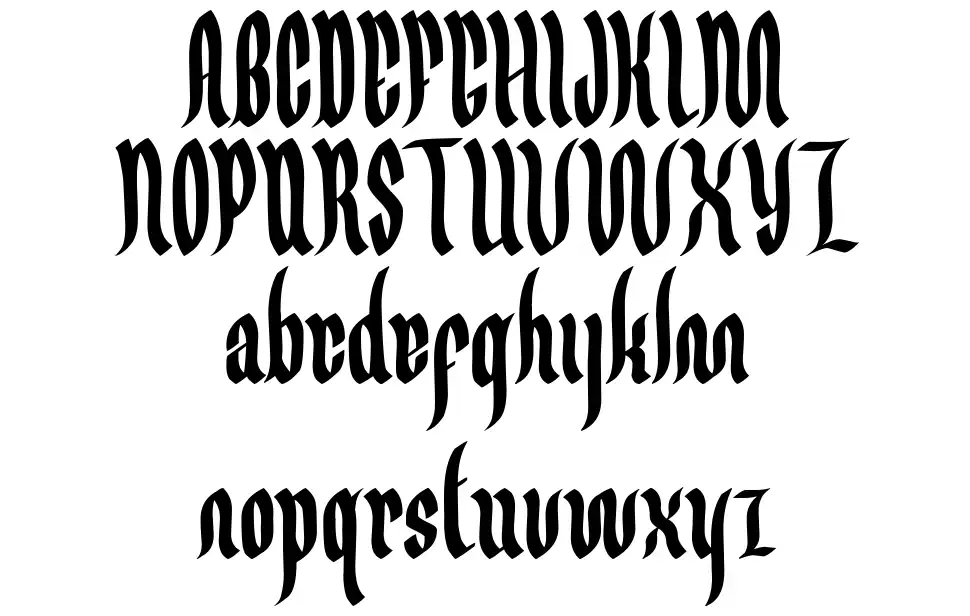 German Gothic Lettering