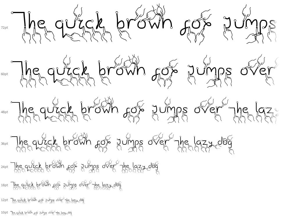 Gesture Stroke font by GestureWorks | FontRiver