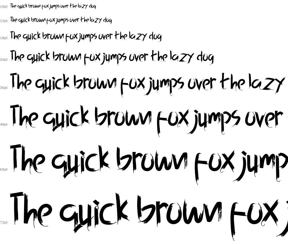 Fuente Ghost Hunter diseñada por Doni Dorra