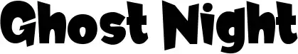 Ghost Night font by Jimtype Studio | FontRiver