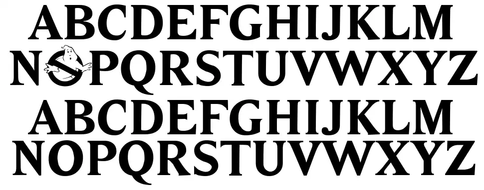 Ghostbusters font by The Flea Pit | FontRiver