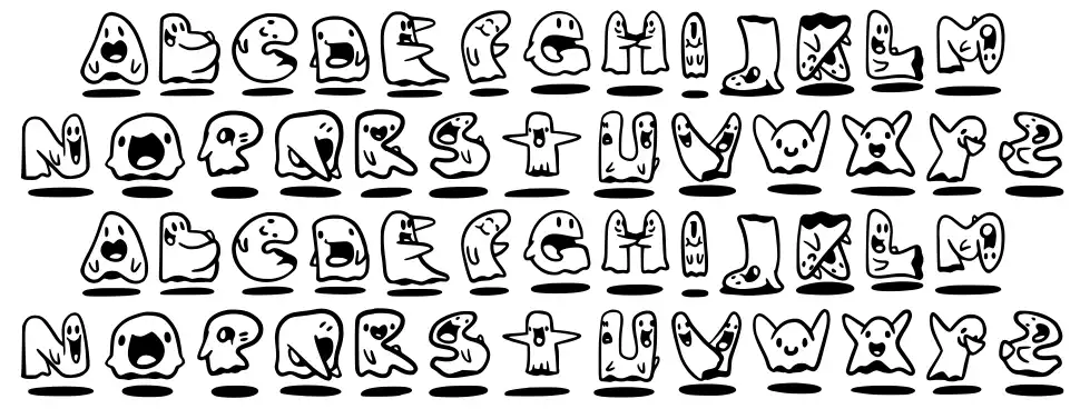 Ghosties font by Dug McUgly | FontRiver