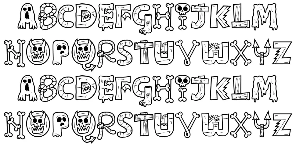 Ghostly Forest font by Rodrigotypo | FontRiver