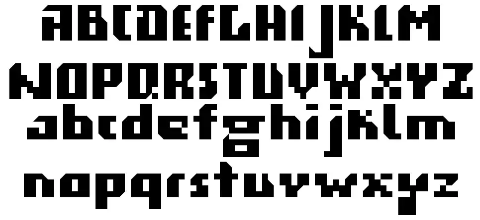 Gigabyte 07 font by Wilfried Ignalka | FontRiver