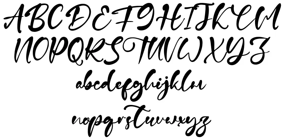 Gina Sean font by Kong Font | FontRiver