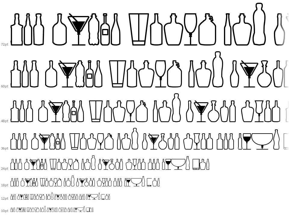 Glass and Bottles St font by Southype | FontRiver