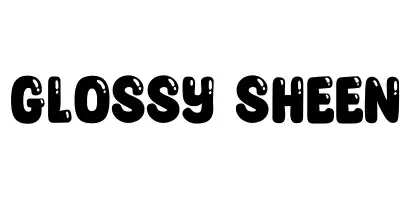 Glossy Sheen font by Niskala Huruf | FontRiver