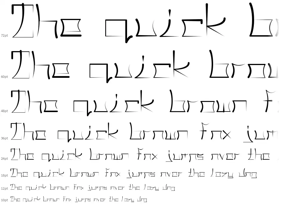Glyphic font by Donald Hunt | FontRiver
