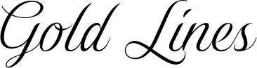 Gold Lines font by eko bimantara | FontRiver