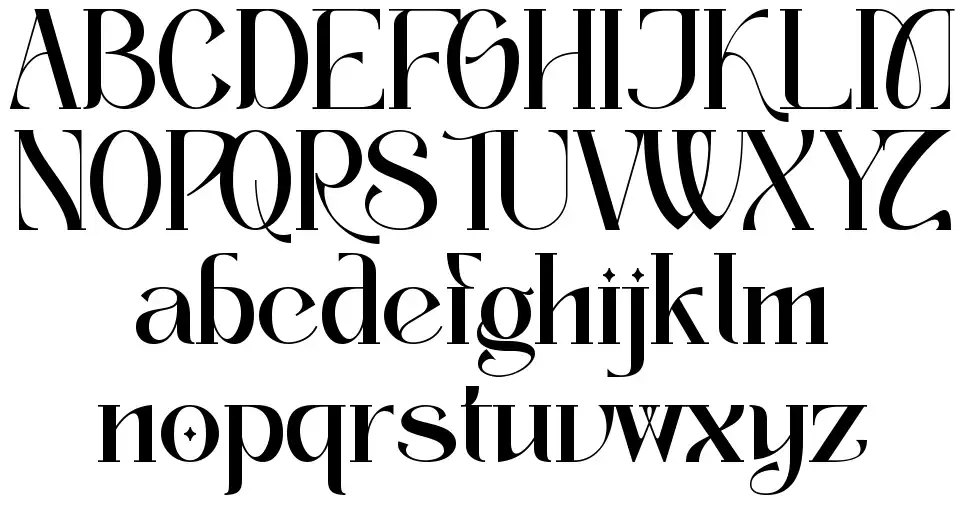 Goldfish font by Letterara | FontRiver