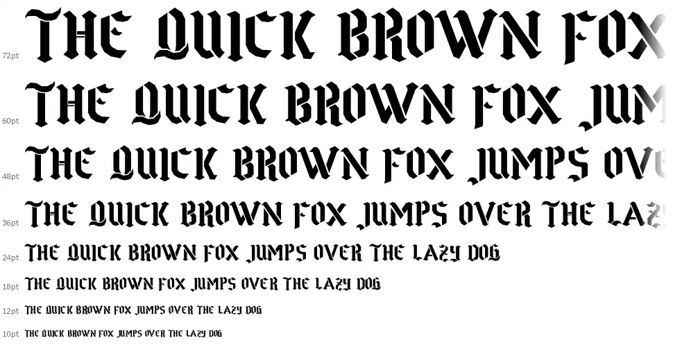 Goth Stencil font by Juan Casco | FontRiver