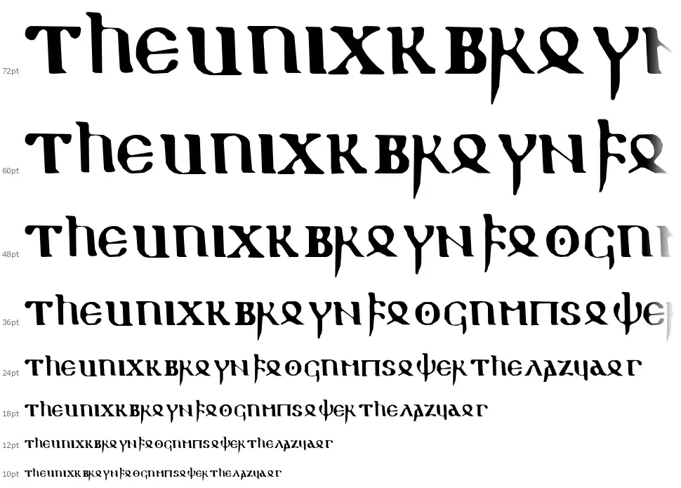 Gothic 1 font by | FontRiver