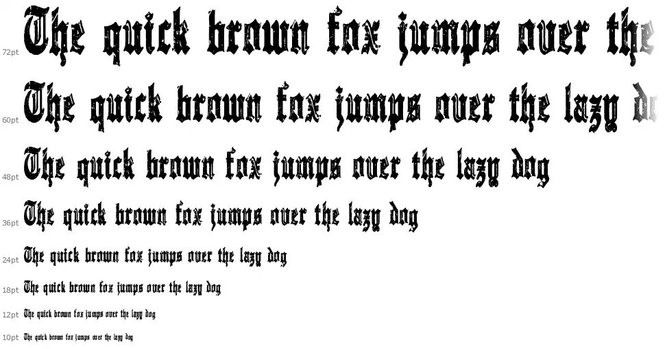 Gothic Destroyer font by Woodcutter | FontRiver