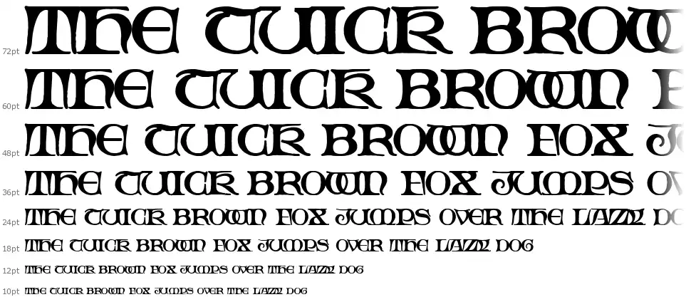 Gothic Manus font by Woodcutter | FontRiver