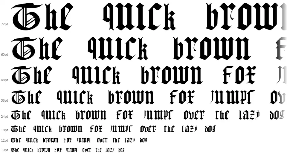 Gothic Texture Quadrata font by Jack Kilmon | FontRiver