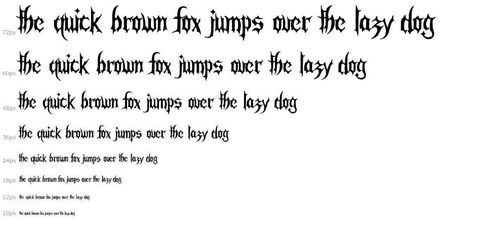Gothic War font by Woodcutter | FontRiver