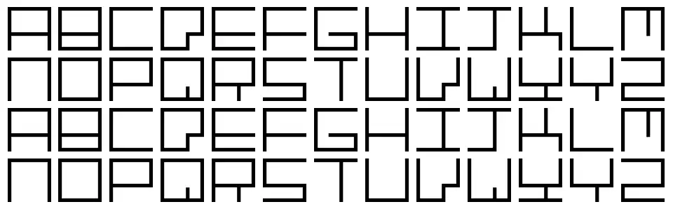 Granite Postmodern Schriftart zum kostenlosen Download