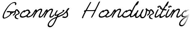Free Granny Fonts
